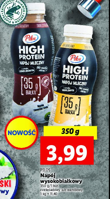 Napój czekoladowy PILOS HIGH PROTEIN - cena - promocje - opinie - sklep ...