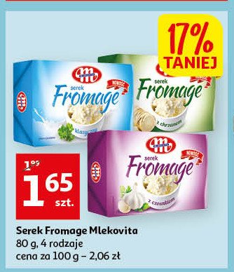 Serek fromage naturalny Mlekovita - cena - promocje - opinie - sklep ...