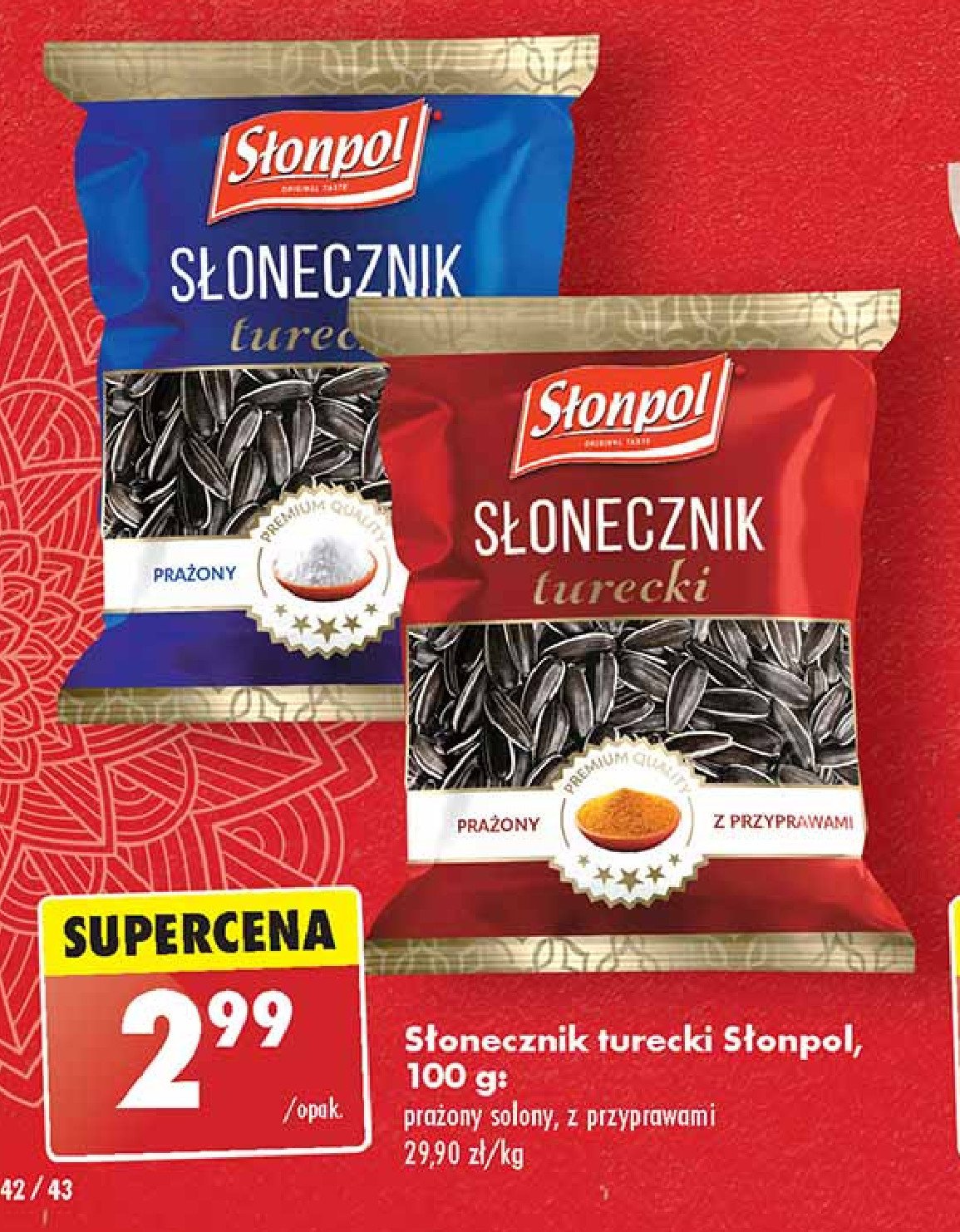 Słonecznik łuskany Tesco mw - cena - promocje - opinie - sklep | Blix ...