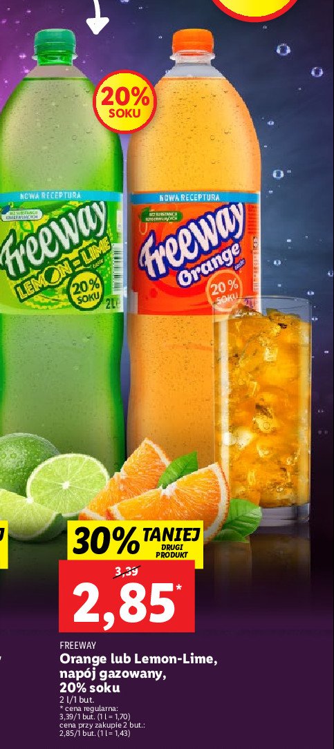 Napój gazowany lemon Freeway - cena - promocje - opinie - sklep | Blix ...