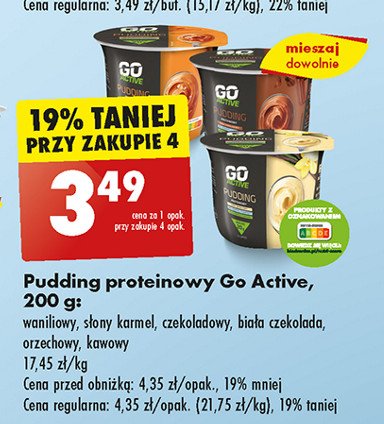 Pudding proteinowy słony karmel Go active - cena - promocje - opinie ...