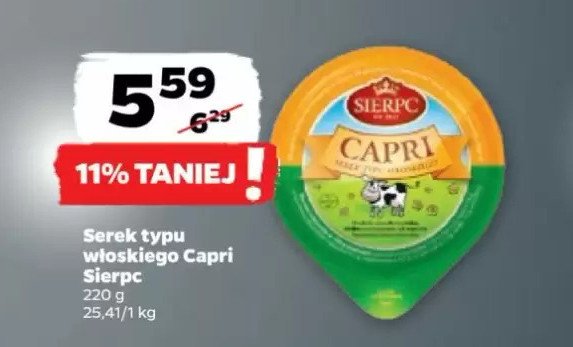 Serek typu włoskiego capri Sierpc - cena - promocje - opinie - sklep ...