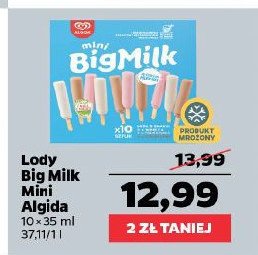 Lody mini Algida big milk - cena - promocje - opinie - sklep | Blix.pl