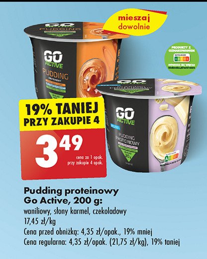 Pudding proteinowy słony karmel Go active - cena - promocje - opinie ...