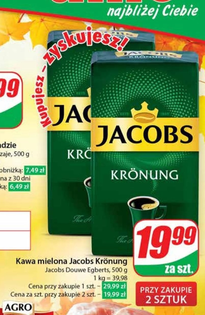 Kawa Jacobs kronung - cena - promocje - opinie - sklep | Blix.pl - Brak ...