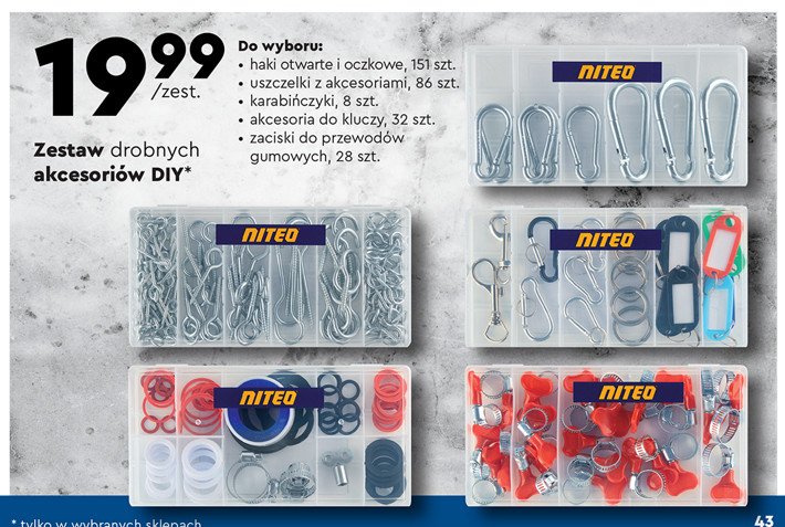 Zaciski do przewodów Niteo tools - cena - promocje - opinie - sklep | Blix.pl - Brak ofert