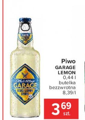Piwo cytrynowe Garage - cena - promocje - opinie - sklep | Blix.pl ...