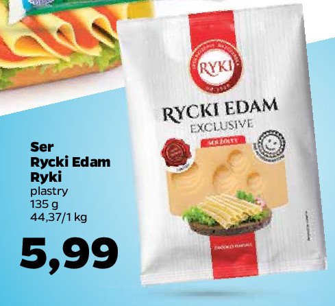 Ser rycki edam exclusive Ryki - cena - promocje - opinie - sklep | Blix.pl