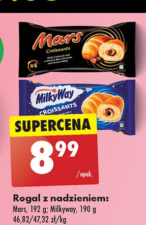 Rogal z nadzieniem Milky way - cena - promocje - opinie - sklep | Blix.pl