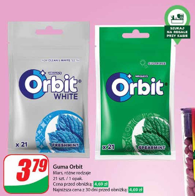 Guma do żucia fresh mint Orbit white - cena - promocje - opinie - sklep ...