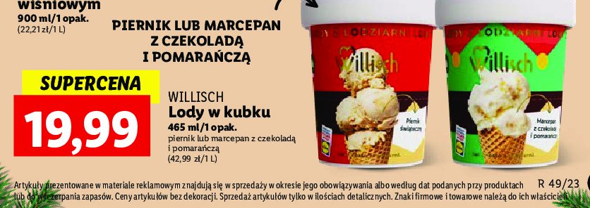Lody piernikowe Willisch - cena - promocje - opinie - sklep | Blix.pl ...