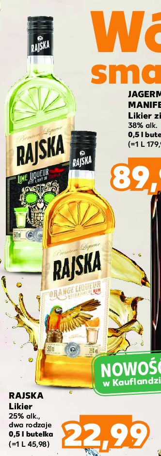 Likier Rajska pomarańcza + rum - cena - promocje - opinie - sklep | Blix.pl