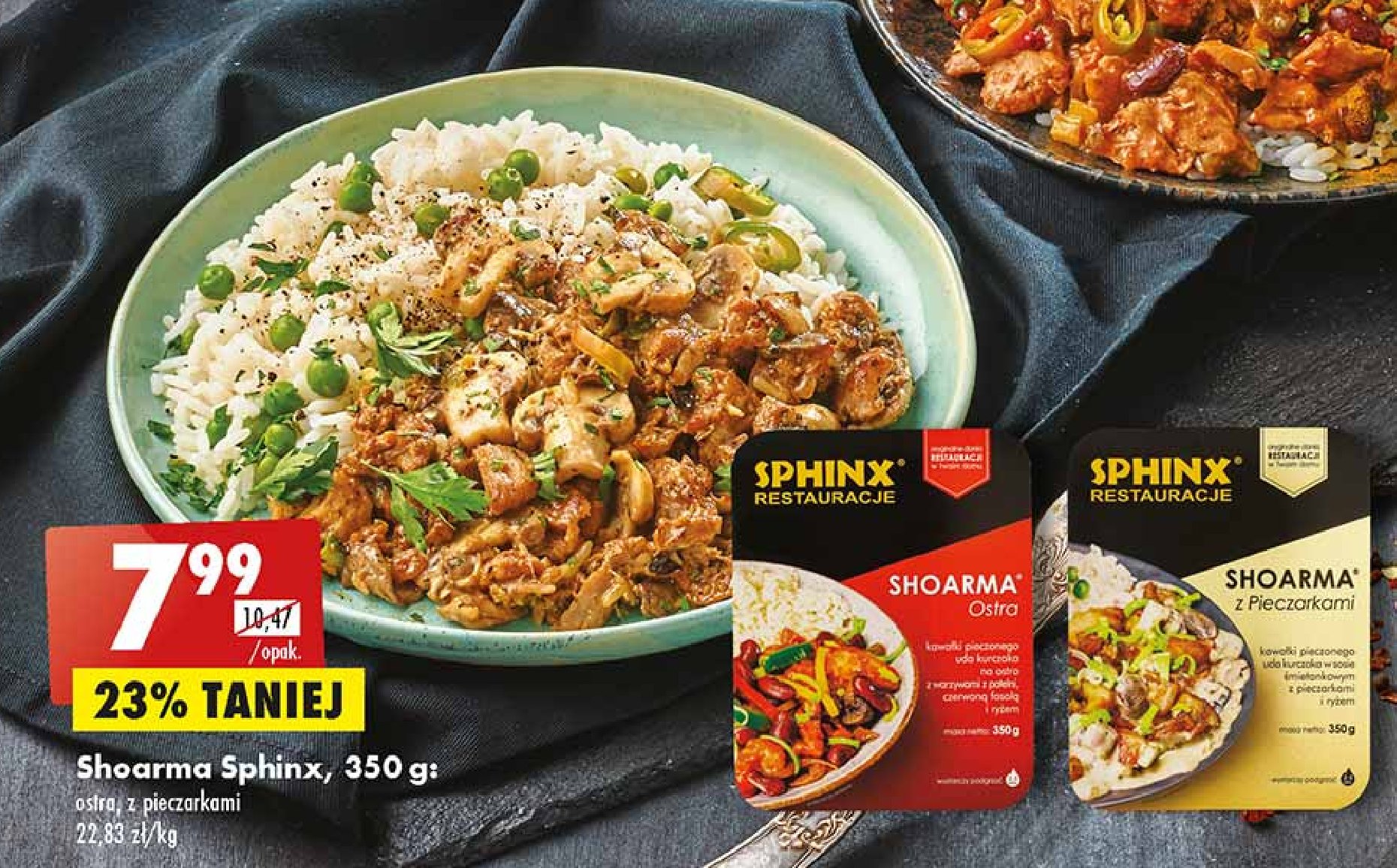 Danie shoarma z pieczarkami Sphinx - cena - promocje - opinie - sklep ...
