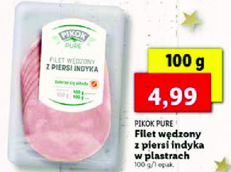 Filet z piersi indyka w plastrach Pikok pure - cena - promocje - opinie ...