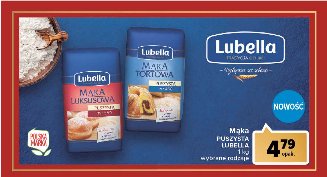 Mąka luksusowa Lubella mąka puszysta - cena - promocje - opinie - sklep ...