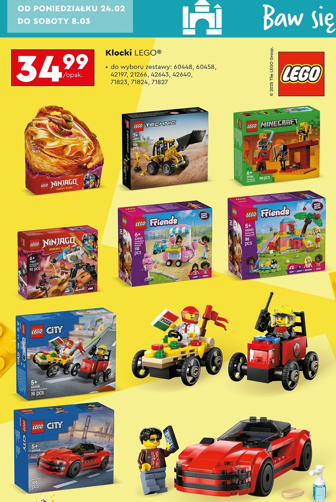 Lego Biedronka - promocje i gazetki marzec 2025 | Blix.pl