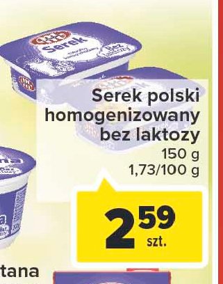 Serek polski waniliowy bez laktozy Mlekovita - cena - promocje - opinie ...