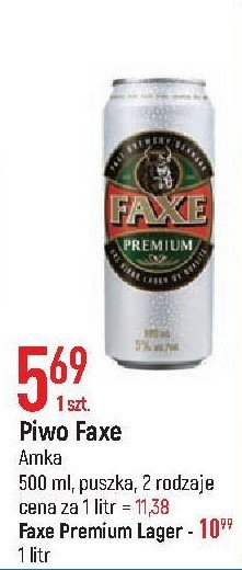 Piwo Faxe Premium - cena - opinie - gdzie kupić | Blix.pl - Brak ofert
