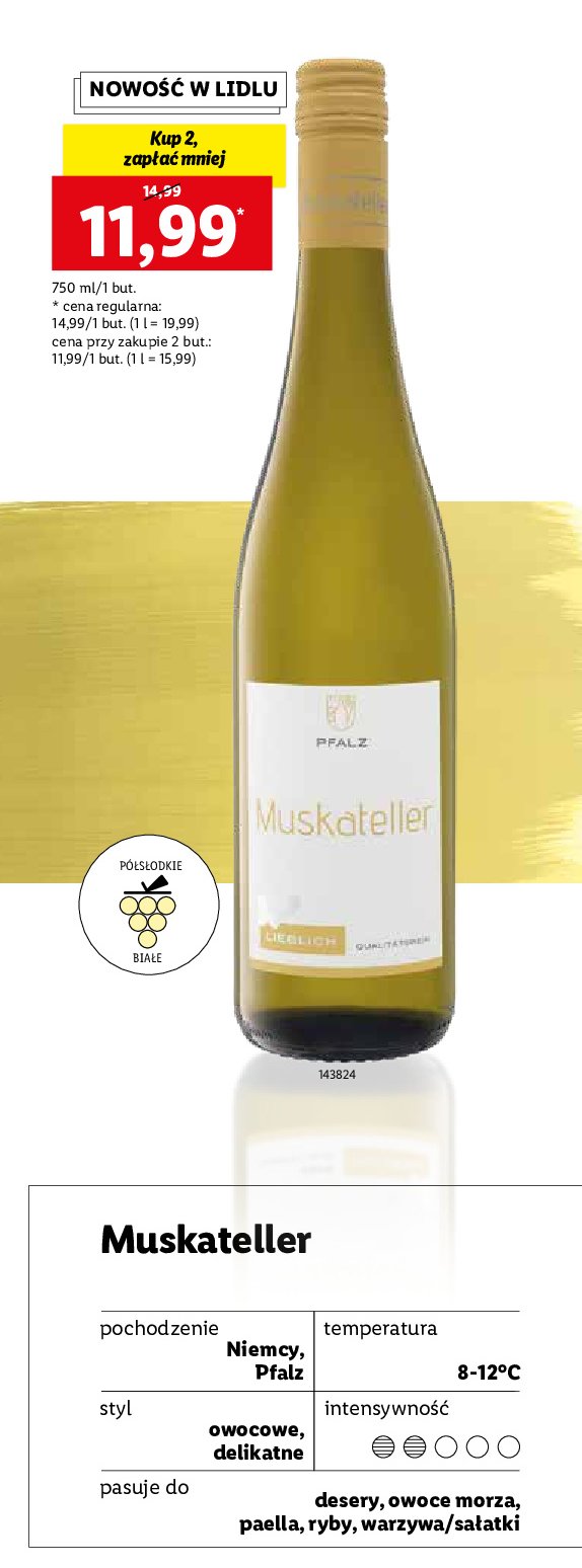 Wino Pfalz muskateller - cena - promocje - opinie - sklep | Blix.pl ...