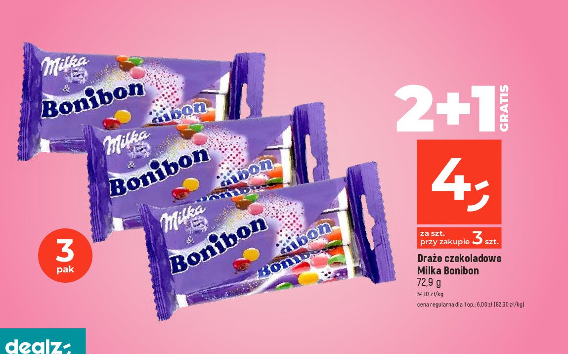 Draże czekoladowe Milka bonibon - cena - promocje - opinie - sklep ...