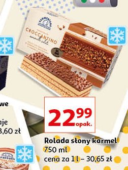 Lody rolada słony karmel SAMMONTANA - cena - promocje - opinie - sklep ...