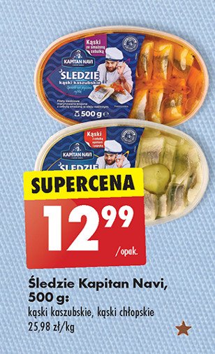 Śledzie kąski chłopskie Kapitan navi - cena - promocje - opinie - sklep | Blix.pl - Brak ofert