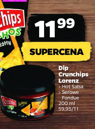Dip hot salsa Crunchips Crunchips lorenz - cena - promocje - opinie ...
