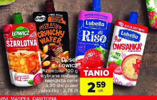 Deser truskawka & ryż Lubella di riso - cena - promocje - opinie ...