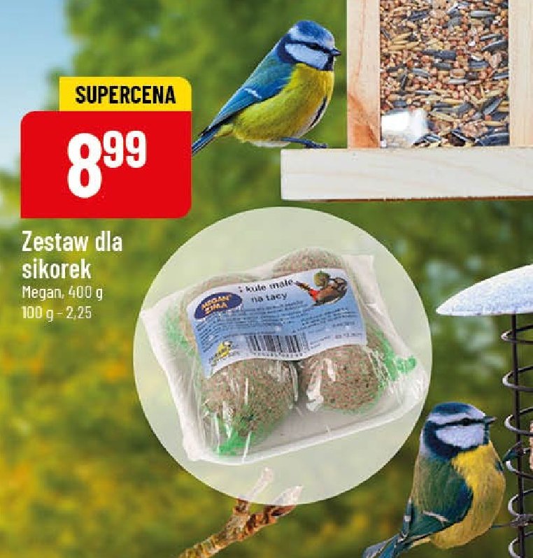 Karma dla sikorek Megan - cena - promocje - opinie - sklep | Blix.pl