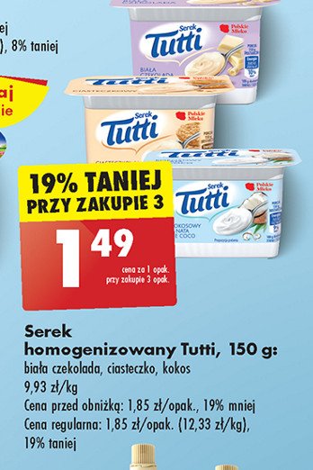 Serek kokos Tutti - cena - promocje - opinie - sklep | Blix.pl - Brak ofert