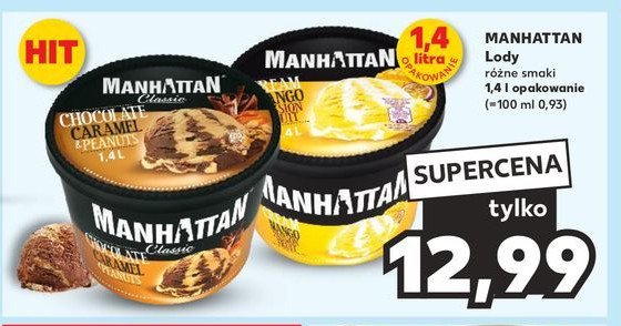 Lody chocolate & caramel with peanuts Manhattan (nestle) - cena ...
