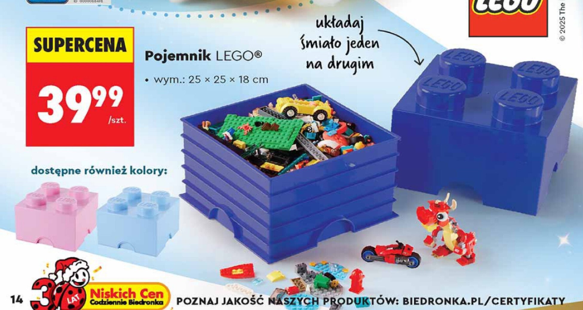 Lego Biedronka - promocje i gazetki styczeń 2026 | Blix.pl