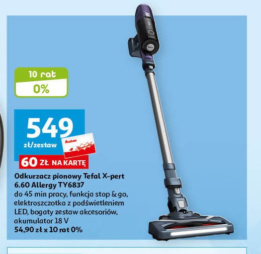 Odkurzacz x-pert 6.60 allergy ty6837 Tefal - cena - promocje - opinie ...