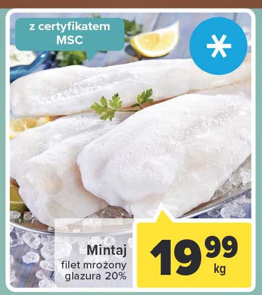 Mintaj mrożony filet - cena - promocje - opinie - sklep | Blix.pl ...