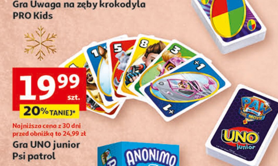 Gra uno junior psi patrol Mattel - cena - promocje - opinie - sklep ...