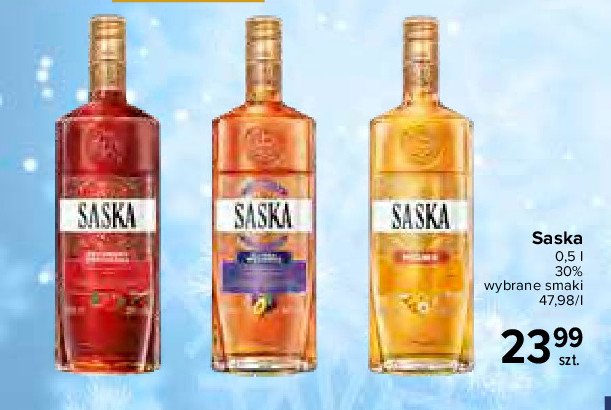 Wódka Saska pigwa - cena - promocje - opinie - sklep | Blix.pl