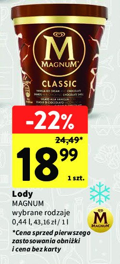 Lody classic Algida magnum - cena - promocje - opinie - sklep | Blix.pl ...