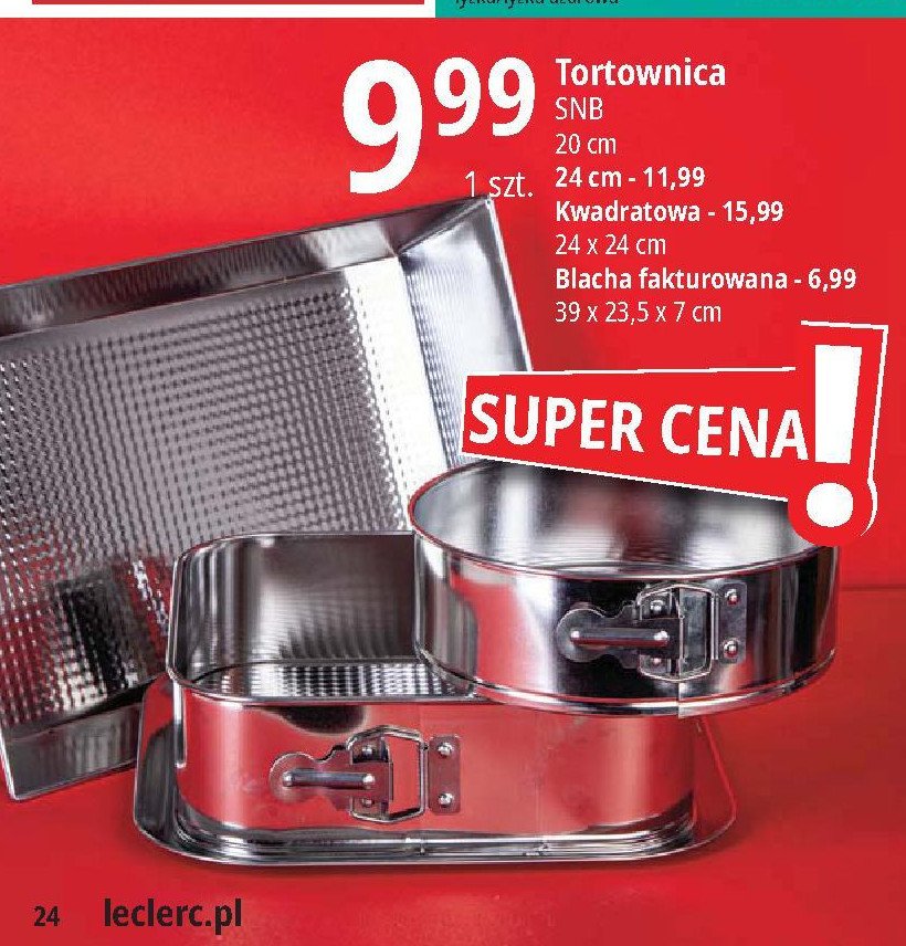 Tortownica 24 cm Snb - cena - promocje - opinie - sklep | Blix.pl ...