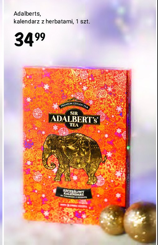 Kalendarz adwentowy Adalbert's tea - cena - promocje - opinie - sklep ...