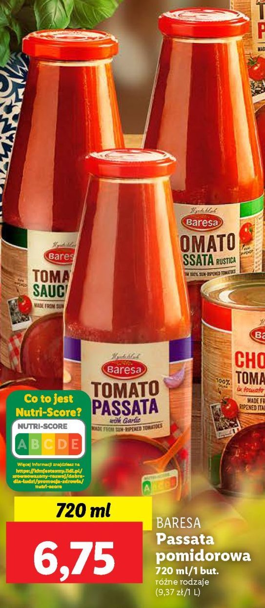 Passata pomidorowa z czosnkiem Baresa - cena - promocje - opinie ...