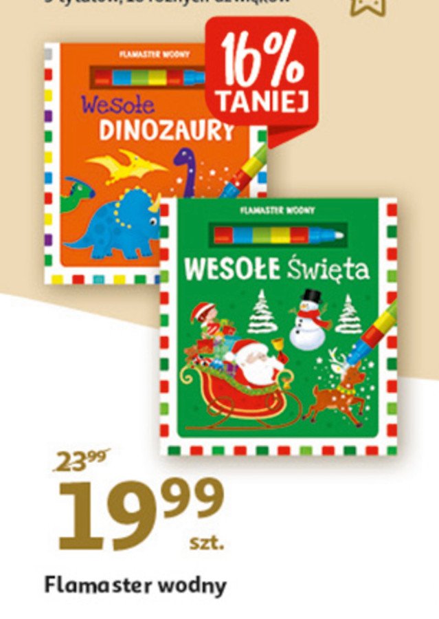 Flamaster wodny wesołe święta - cena - promocje - opinie - sklep | Blix ...