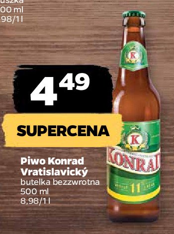 Piwo KONRAD VRATISLAVICKY LEZAK Konrad 1872 - cena - promocje - opinie ...