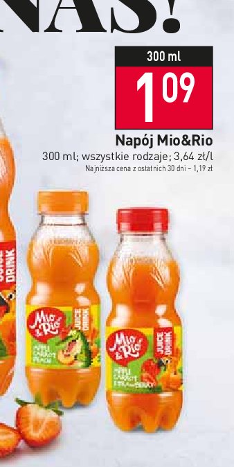 Napój jabłko- marchew- truskawka Mio&rio - cena - promocje - opinie ...