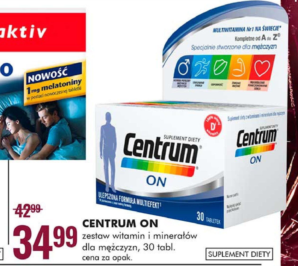 Tabletki z witaminami Centrum on - cena - promocje - opinie - sklep ...