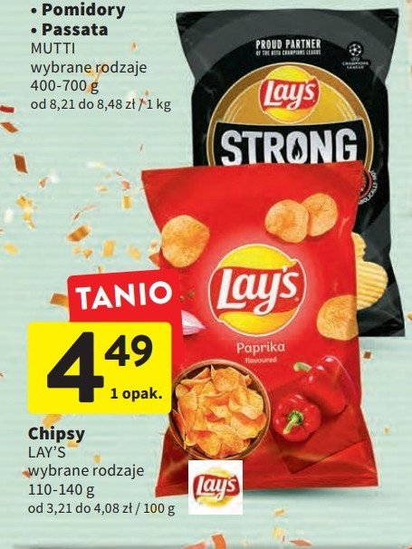 Chipsy tzatziki Lay's karbowane Frito lay lay's - cena - promocje ...