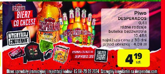 Piwo Desperados melon cooler - cena - promocje - opinie - sklep | Blix.pl