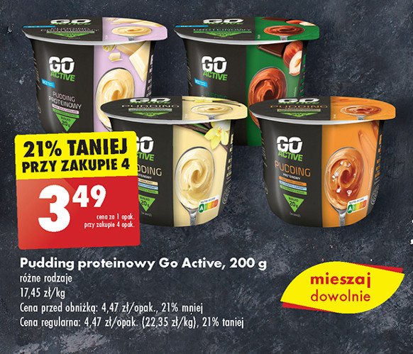 Pudding proteinowy orzechowy Go active - cena - promocje - opinie ...