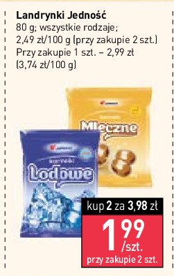 Landrynki lodowe Jedność - cena - promocje - opinie - sklep | Blix.pl ...