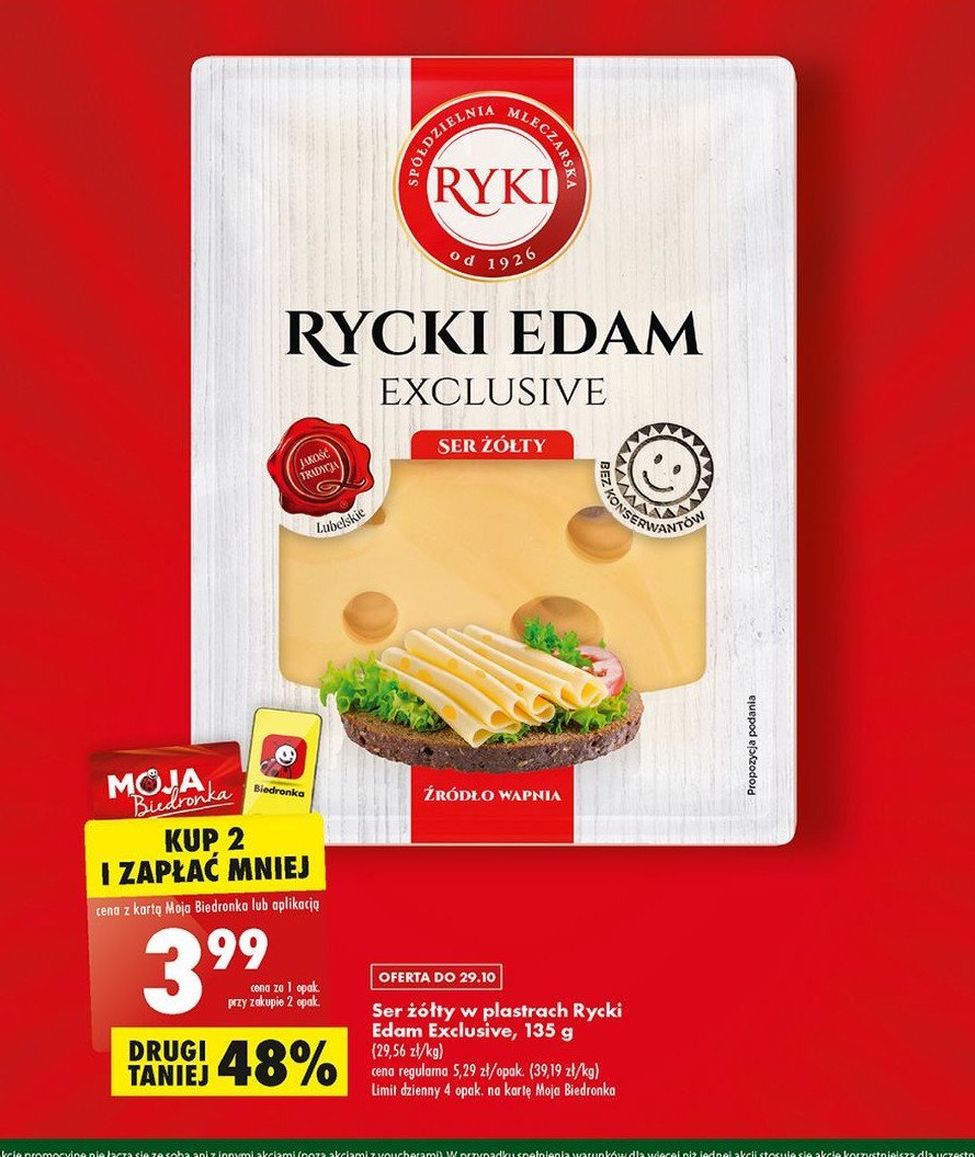 Ser rycki edam exclusive Ryki - cena - promocje - opinie - sklep | Blix.pl
