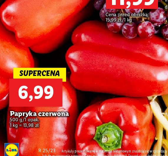 Papryka słodka podłużna - cena - promocje - opinie - sklep | Blix.pl - Brak ofert